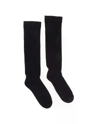 Rick Owens Pentagram Knee-high Socks - Black