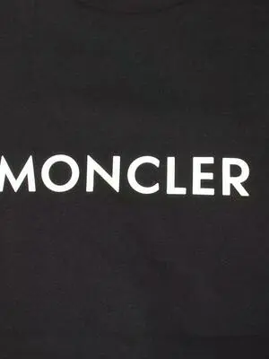 Moncler 2020s Logo-print Short-sleeve T-shirt - Black