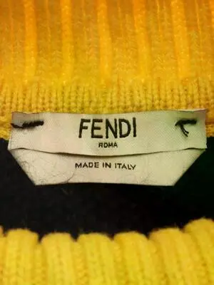 Fendi X Fila 2000s Logo-embroidered Sweater