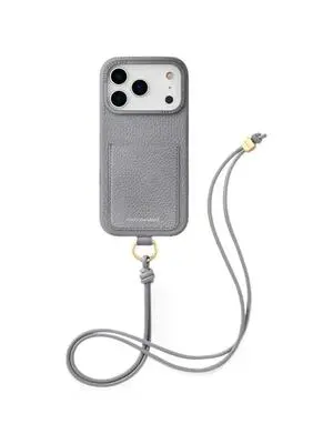 MAISON DE SABRE The Sling Pro Max 18 Leather Phone Case - Grey