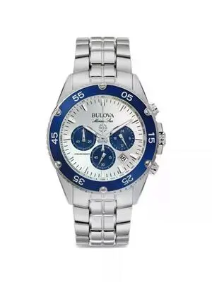 Bulova Marine Star 42mm Watch - Silver
