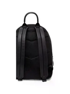Karl Lagerfeld Monogram-embossed Backpack - Black