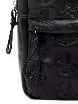 Karl Lagerfeld Monogram-embossed Backpack