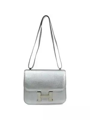 Hermès 2004 18 Constance Shoulder Bag - Silver
