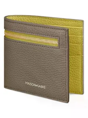 MAISON DE SABRE Bifold Leather Wallet - Green
