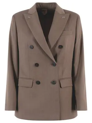 MAX MARA Double-breasted Wool Blazer Unione