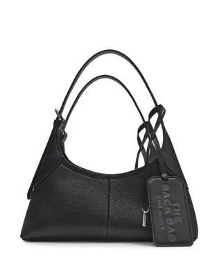 Marc Jacobs Belted Sack Small Leather Shoulder Bag - Black