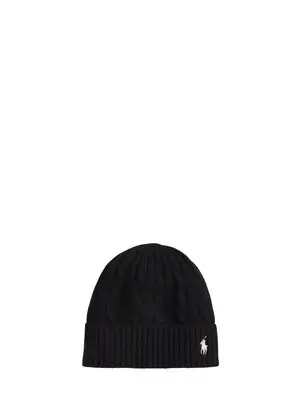 Polo Ralph Lauren Cap With Logo - Black