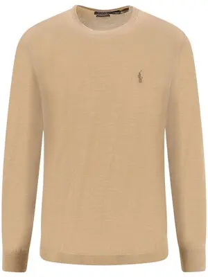 Polo Ralph Lauren Logo Knit Sweater - Brown