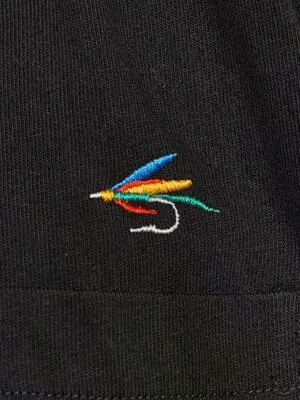 REVOLUTION Embroidered-logo Chest-pocket T-shirt