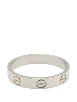 Cartier 2010s Mini Love Ring - Silver