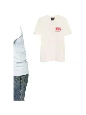 Deus Ex Machina Logo-print T-shirt - Neutrals