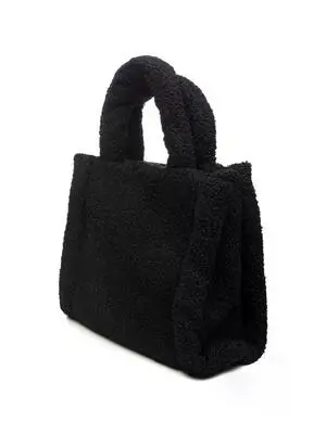 COLMAR Faux-fur Logo-patch Tote Bag