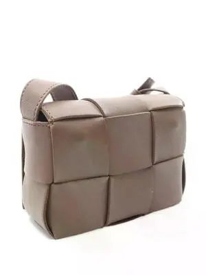 Bottega Veneta 2010 Mini Candy Cassette Cross Body Bag - Brown