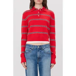 Eterne Barrett Cashmere Blend Polo Sweater - Rds