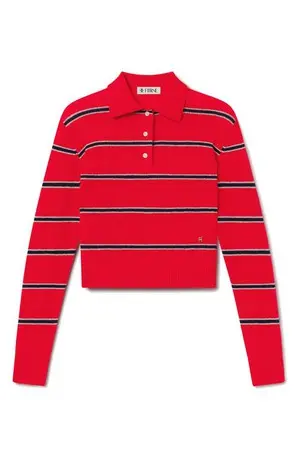 Eterne Barrett Cashmere Blend Polo Sweater