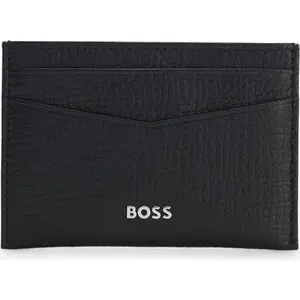 BOSS Derwil Leather Card Case - Black