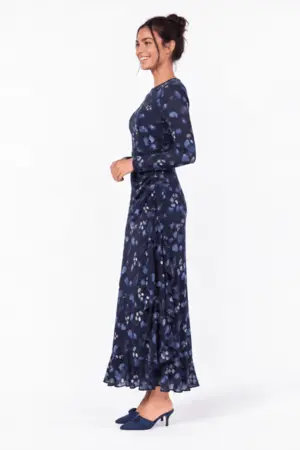 YAKIRA BELLA Stacey Long Sleeve Maxi Dress