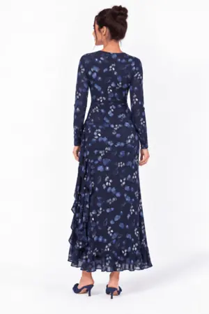 YAKIRA BELLA Stacey Long Sleeve Maxi Dress