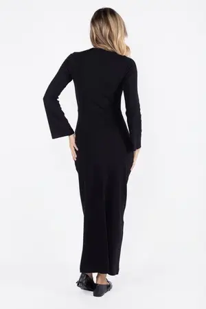 YAKIRA BELLA Arielle Long Sleeve Maxi Dress