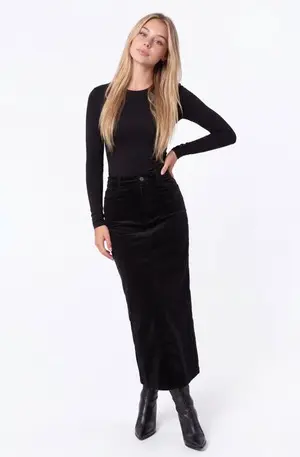 YAKIRA BELLA Matilda Maxi Skirt - Black