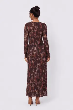 YAKIRA BELLA Mylah Long Sleeve Maxi Dress