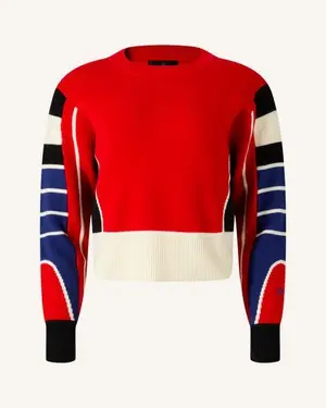 Perfect Moment Merino Wool Racer Sweater