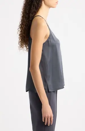 Eileen Fisher U-neck Satin Cami
