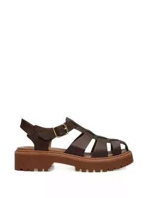 Timberland Stone Street Leather Heeled Sandals - Brown