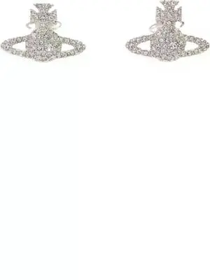 VIVIENNE WESTWOOD Grace Bas Relief Stud Earrings - Silver