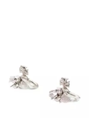 VIVIENNE WESTWOOD Grace Bas Relief Stud Earrings - Silver