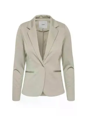 ICHI Single-breasted Notched-lapel Blazer - Neutrals