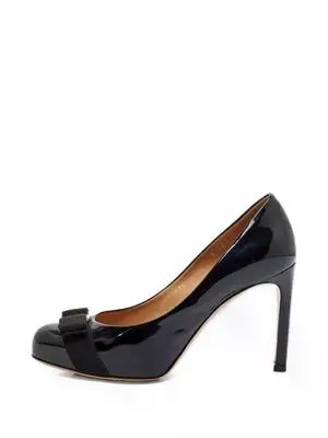 FERRAGAMO Vara Bow-detail Pumps - Black