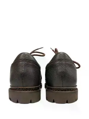 Paraboot Clusaz Grained Leather Sneakers - Brown