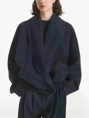 Co Suede Wrap Jacket