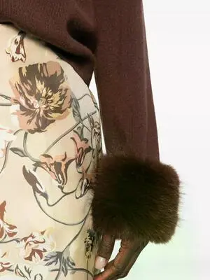 PHILO-SOFIE Faux-fur Trimmed Sweater