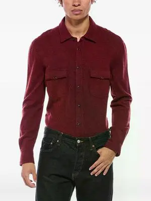 Brunello Cucinelli Button-up Chest-pocket Sweater - Red