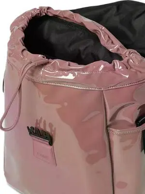 Rains Valera Glossy Buckle-fastening Backpack