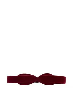 JEAN PAUL GAULTIER Velvet Bra - Red