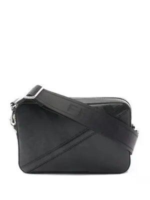 Fendi 2020s Zucca Camera Shoulder Bag - Black