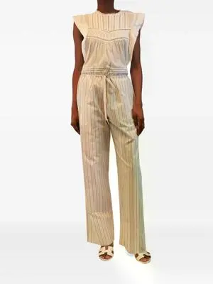 THE ROW Hypnosta Striped Wide-leg Trousers - Neutrals