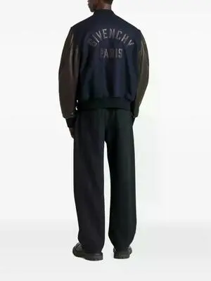 Givenchy Couture Seam Mix Material Blouson With Paris