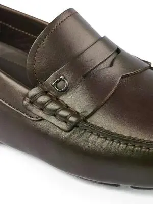 FERRAGAMO Gancini Calf Leather Loafers