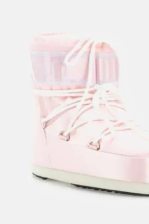 Moon Boot Stivali Da Neve Bassi Icon Low In Tessuto Perlato