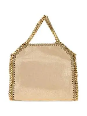 Stella McCartney Falabella Micro Tote Bag With Chain - Silver