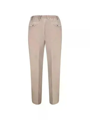DELL'OGLIO Pleated Straight-leg Trousers