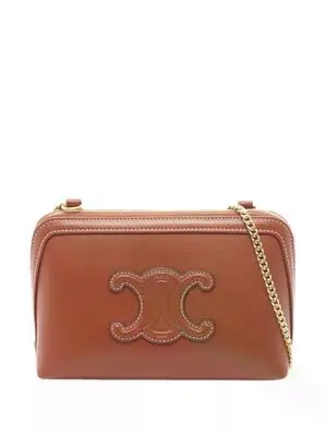 CELINE 2020s Cuill Triomphe Crossbody Bag