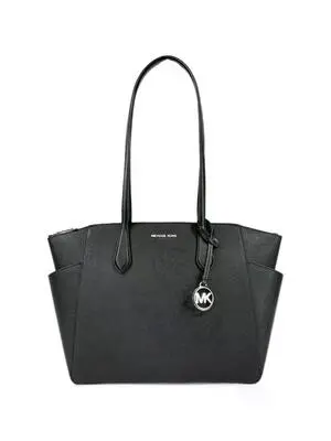 Michael Kors Marilyn Saffiano-leather Tote Bag - Black