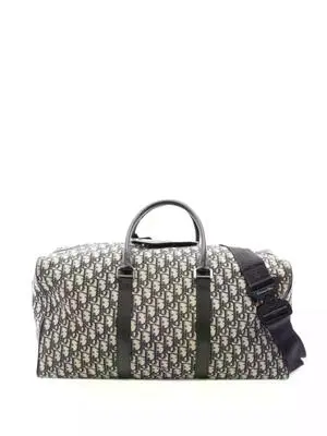 Dior 2010s 50 Oblique Boston Bag - Neutrals