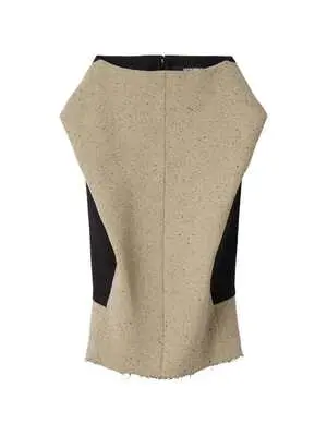 Jacquemus The Paloma Midi Skirt With Godets - Brown